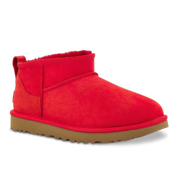 UGG | Shoes | Classic Classic Ultra Miniribbon Red | Poshmark